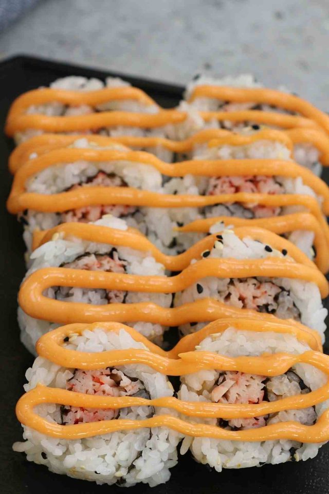 Japanese Spicy Kani Roll - A Spectacled Owl