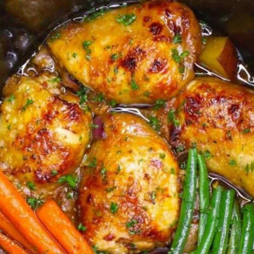 Saturday Night Dinner Idea: Honey Garlic Chicken Recipe - A Spectacled Owl