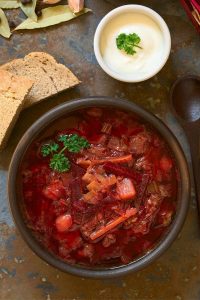 Traditional Ukrainian Food - A Spectacled Owl