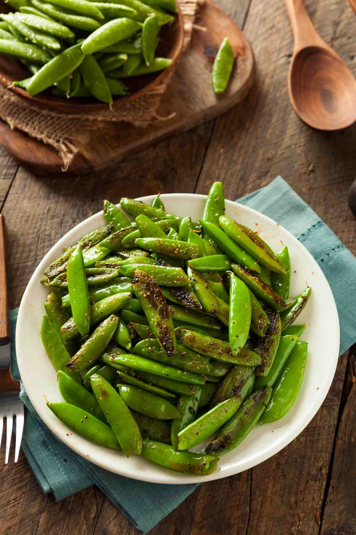 Easy Pea Pods Recipe - A Spectacled Owl